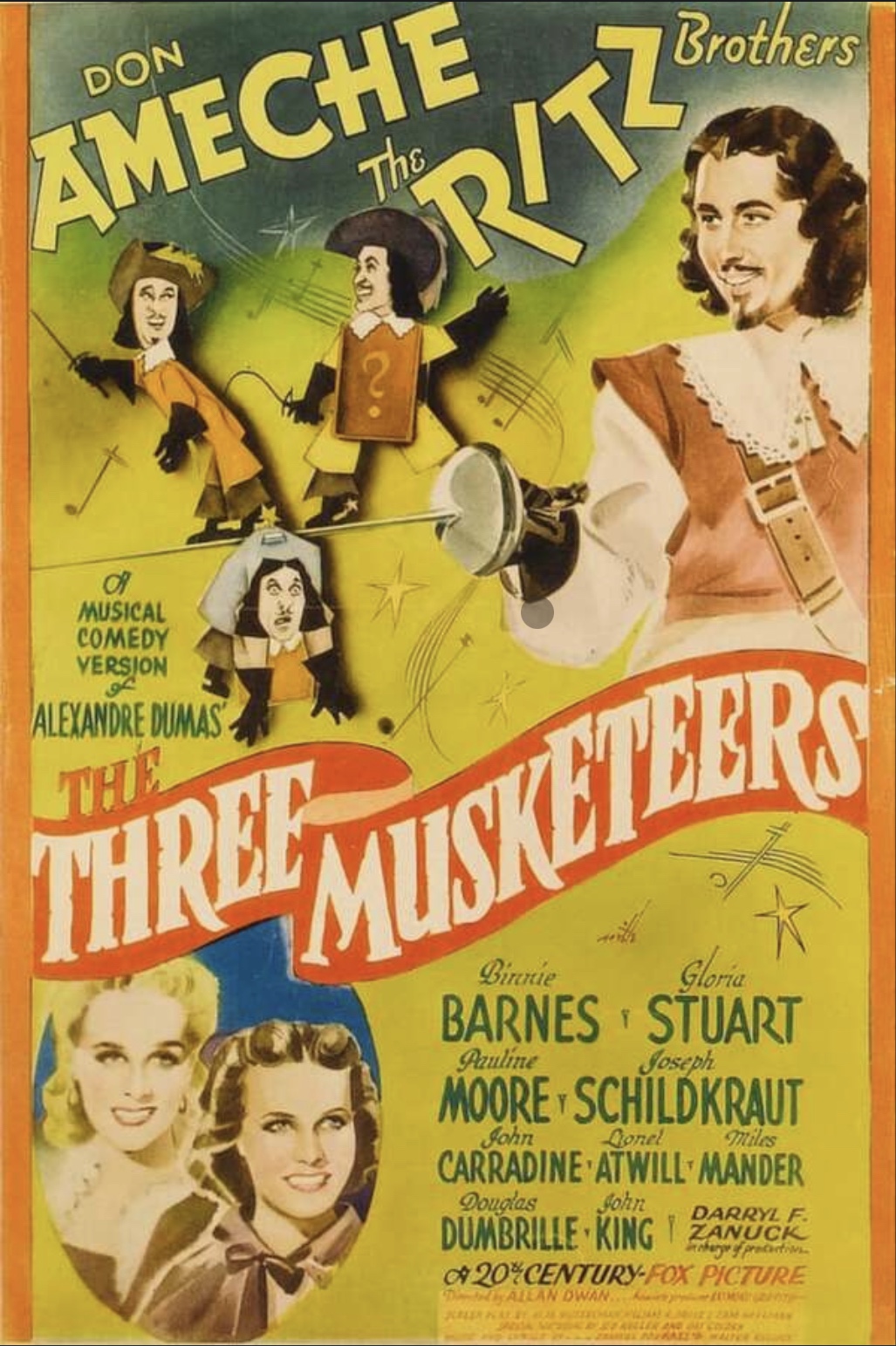 The Three Musketeers (1939, dir. Allan Dwan) – The Chasbah